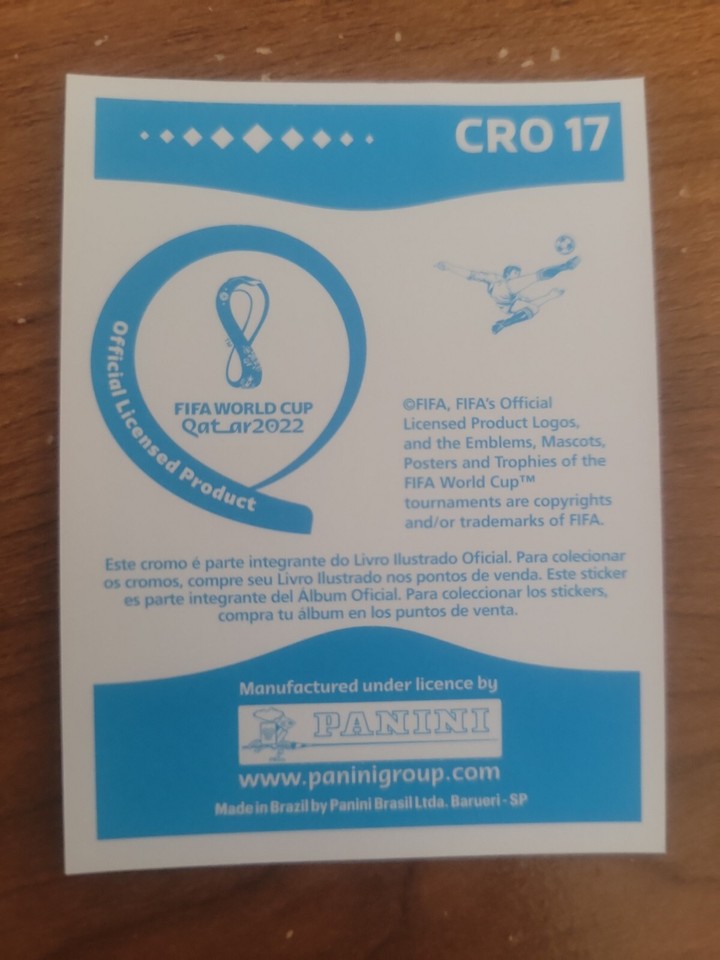 2022 FIFA World Cup Sticker Mexican Edition No Borders Josip Brekalo ...