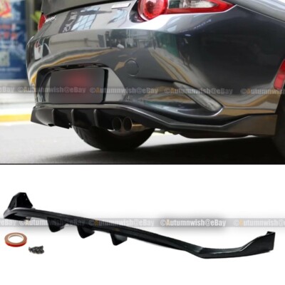 For 16 22 Mazda MX5 Miata ND RF PU JDM GT Style Shark Fin Rear Bumper ...