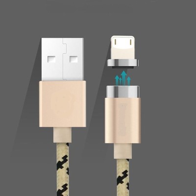 iPhone 12/11/X/8/7/6/5 Apple 3 Ft/1M Magnetic 8 Pin to USB Braided ...