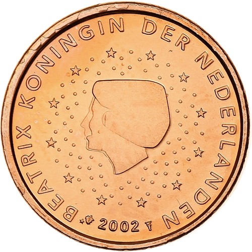 [#1284582] Netherlands, Beatrix, Euro Cent, BU, 2002, Utrecht, Copper ...