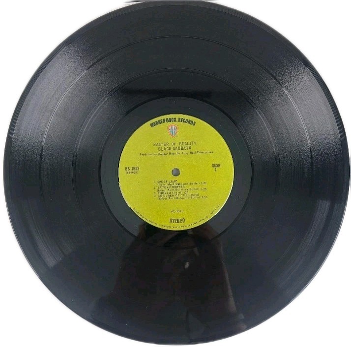 BLACK SABBATH [First Press Vinyl] NM 1971 Master Of Reality Record WB ...