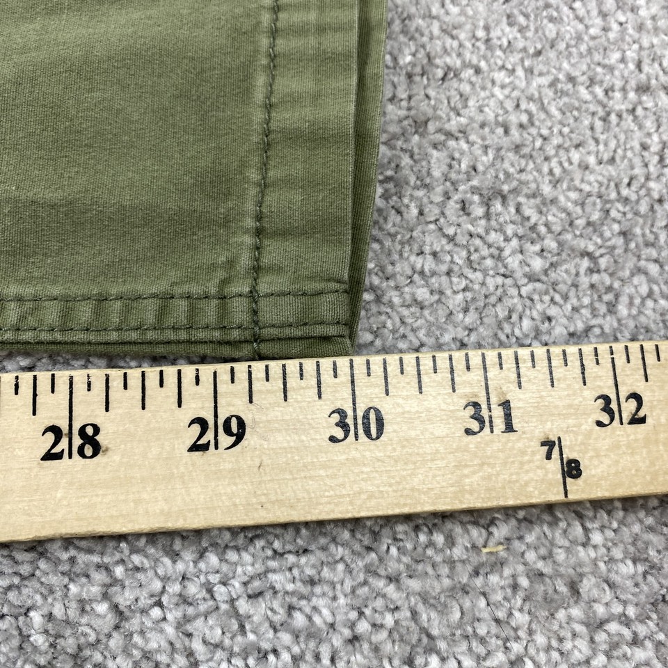 Lifted Research Group Pants Men's 32x30 Green Casual Slim Fit Chino ...