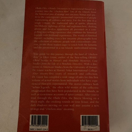 Obake Files : Ghostly Encounters in Supernatural Hawaii by Glen Grant ...