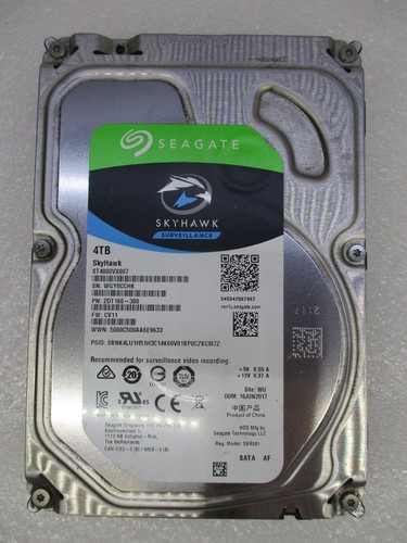 Seagate SkyHawk ST4000VX007 4TB 3.5" SATA 6Gb/s HDD Surveillance T8-C8 ...
