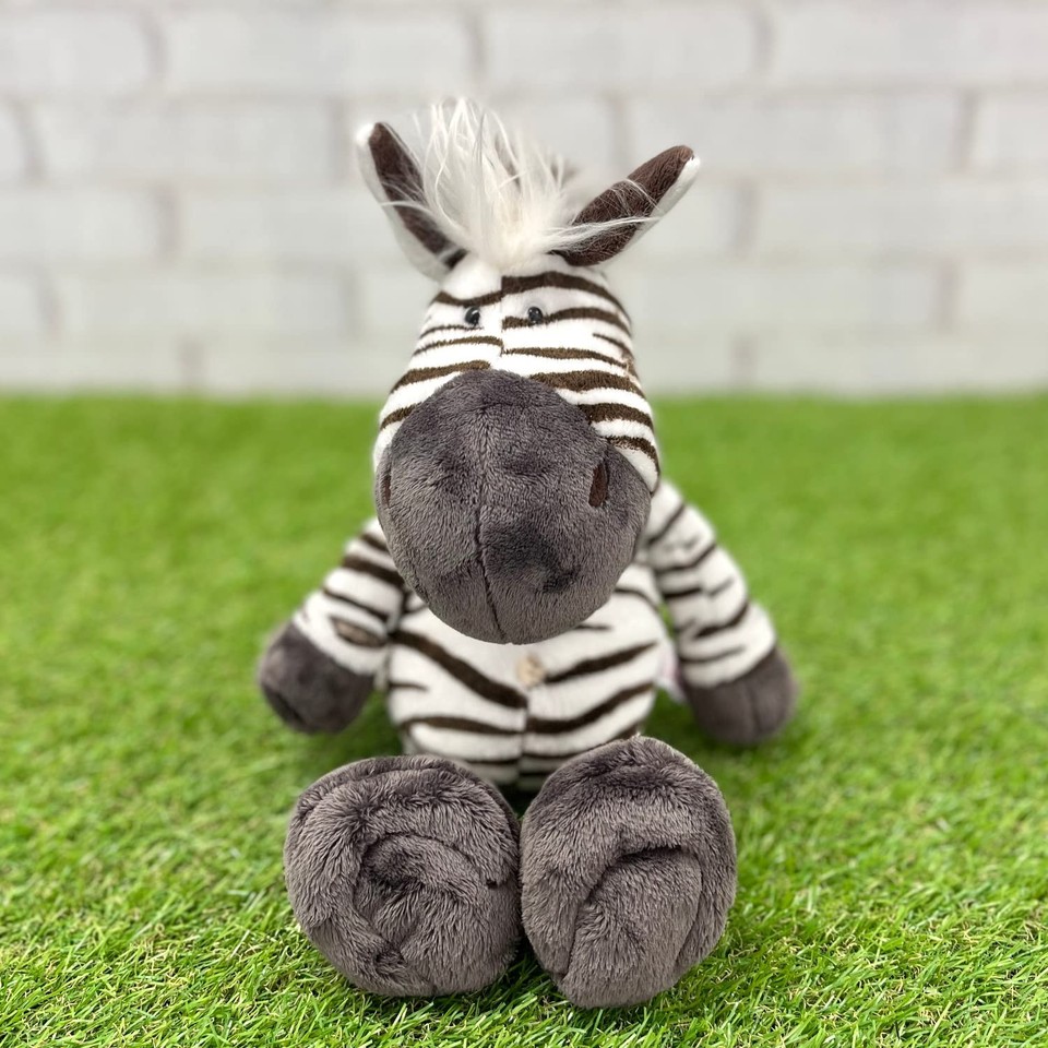 NEW JAPAN NICI Wild Friends Zebra Classic Plush Toy Stuffed Animal 25 ...