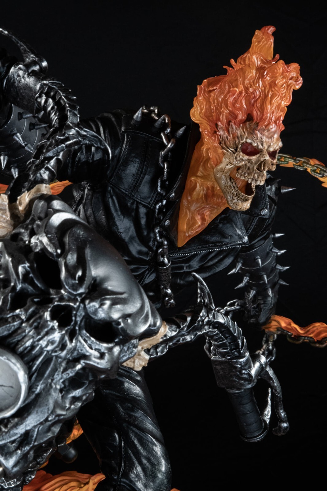 Ghost Rider On Motorcycle 1/4 Scale Statue by MAC Custom Fan Art | eBay