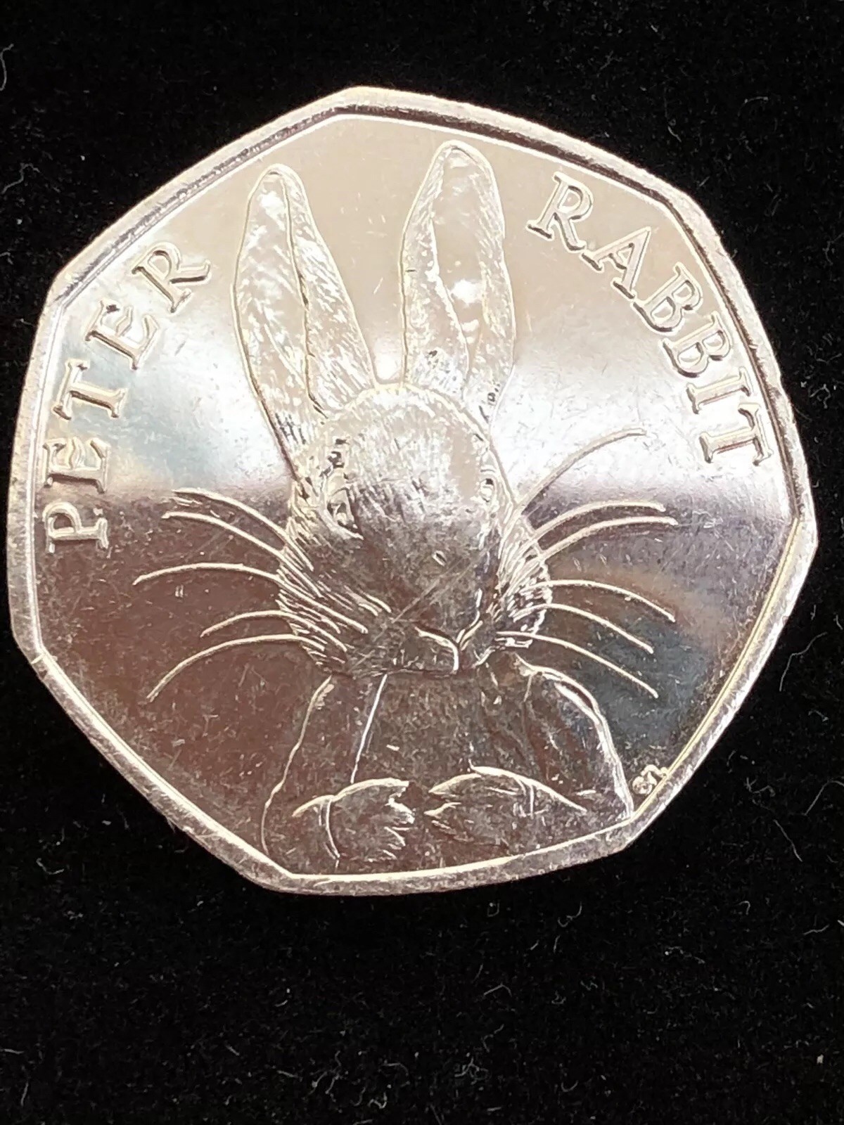 Rare Peter Rabbit 50p Half Whisker 2016 Collectible Coin Fifty Pence ...