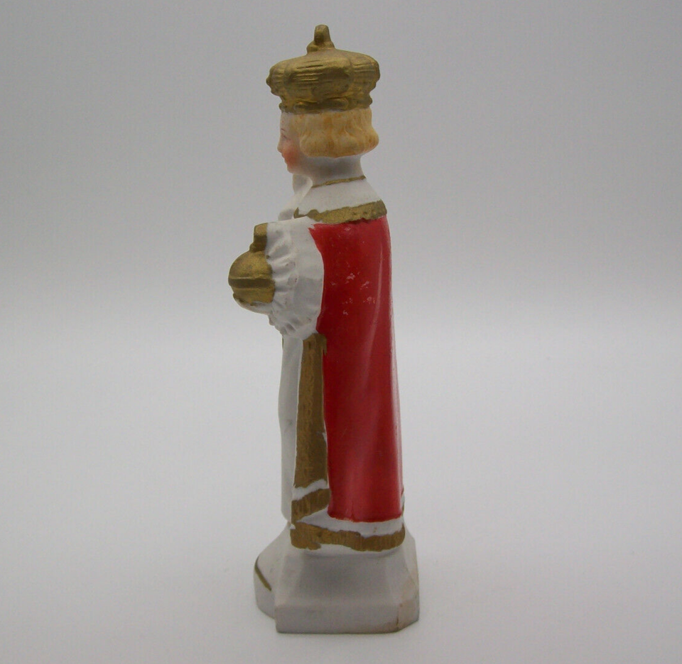 Vintage Bisque Porcelain Infant Jesus of Prague Statue, Leo C. Connelly ...