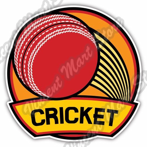 Cricket Games Ball Baseball Gift Idea Car Bumper Vinyl Sticker Decal 4. ...
