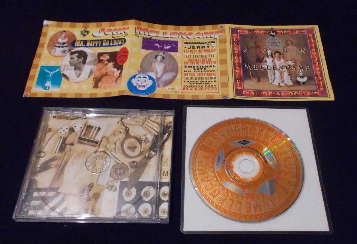JOHN MELLENCAMP - MR HAPPY GO LUCKY (1996 MERCURY RECORDS US IMPORT CD ...