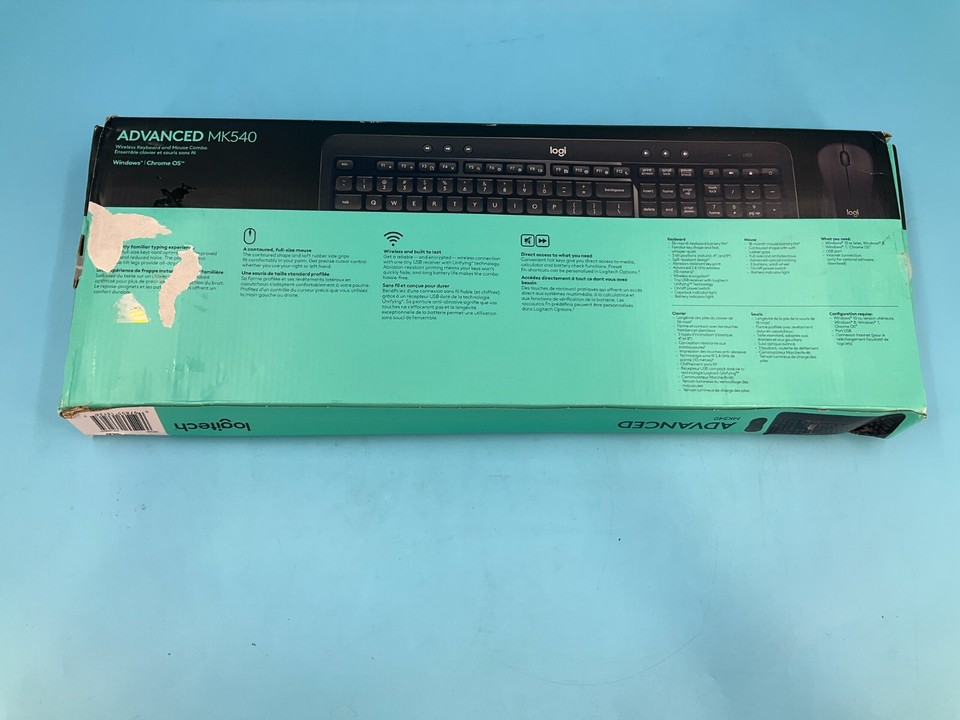 Logitech MK540 Wireless Keyboard Mouse Combo 920-008671 ️️ ️ ...