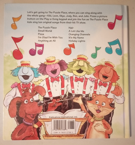 The Puzzle Place Songs Play A Song Sound Book: Works FREE Shipping | eBay