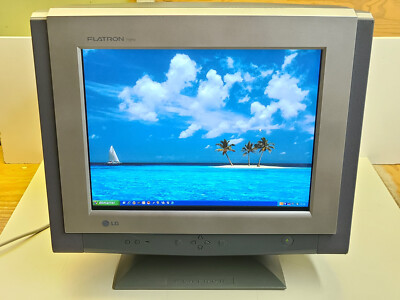 RARE LG Flatron 776FM 17" CRT Monitor + Integrated Speakers December ...
