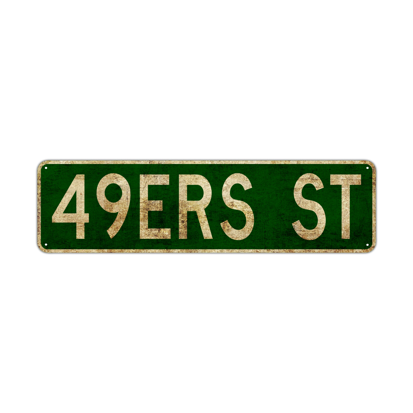 49ERS Street Sign For Garage Office Bar Pub Man Cave Vintage Décor ...