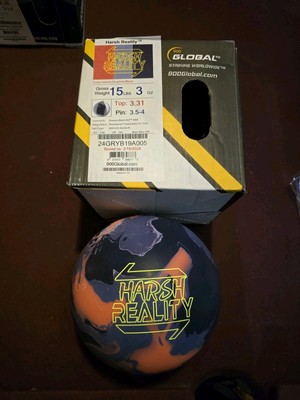 900 Global Harsh Reality 15 lb Bowling Ball Brand New in Box!!! | eBay