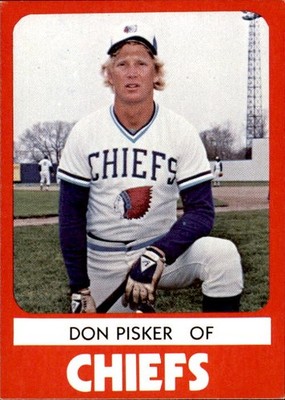1980 Syracuse Chiefs TCMA #23 Don Pisker Camden New Jersey NJ Baseball ...
