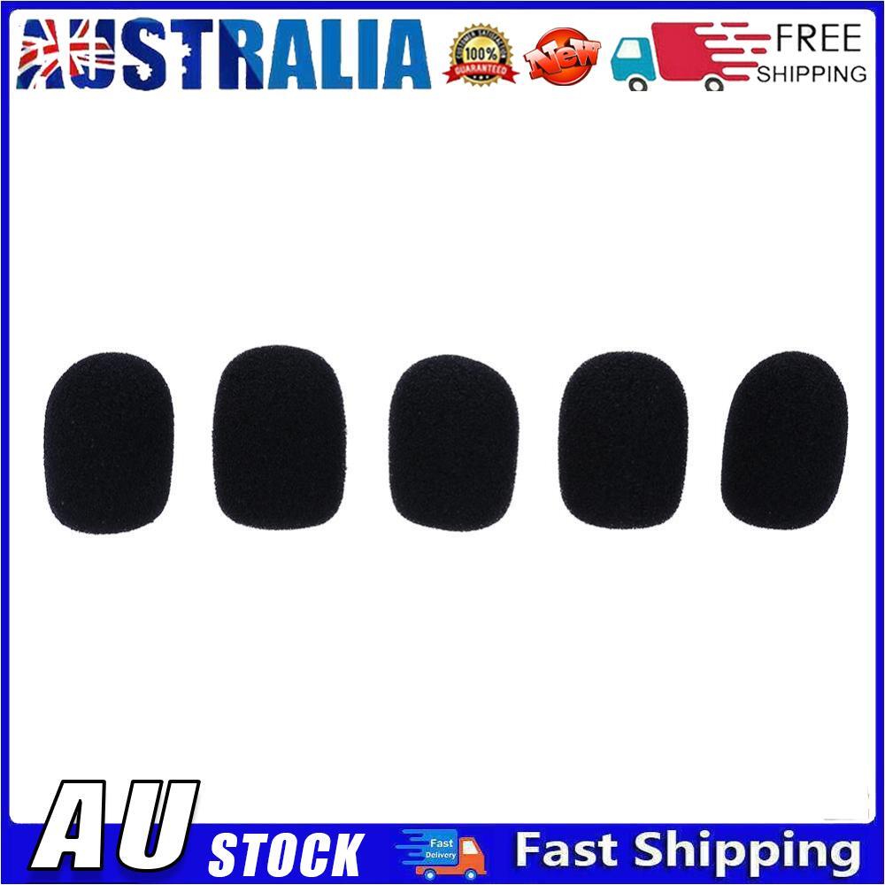 20pcs Soft Elastic Sponge Microphone Head Cover for Headset Collar Mic ...