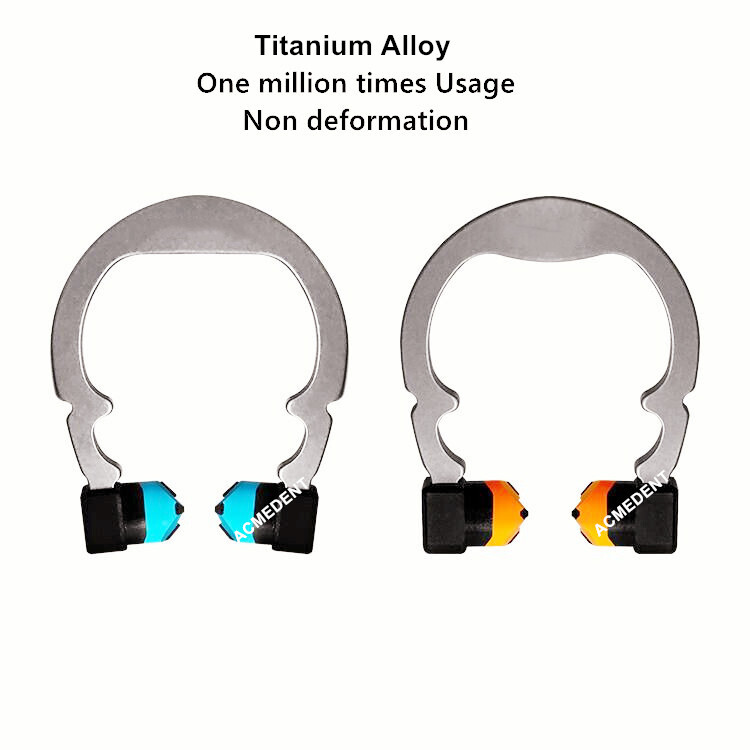4Piece Dental Titanium Alloy Ring Matrix Clamp Matrices Resin Clip Fits ...