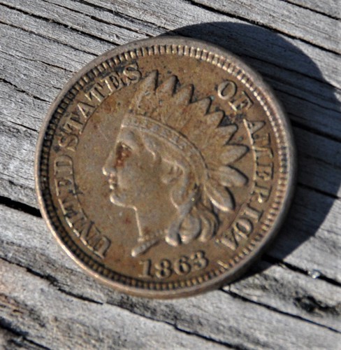1863 Indian Head Penny EXTREMELY FINE CONDITION Nice upgrade coin U.S ...