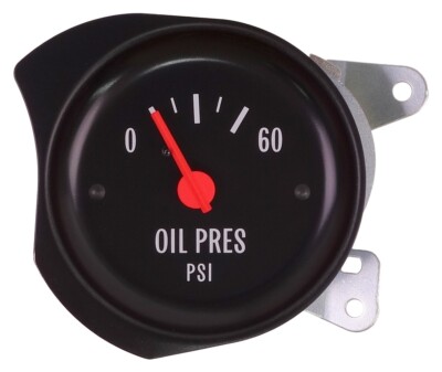 1976-1977 Chevy GMC Truck Oil Pressure Gauge Fire Orange Needle 73-9265 ...