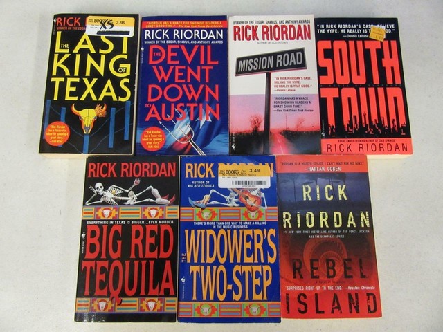 COMPLETE SET (7) RICK RIORDAN Mystery Books TRES NAVARRE SERIES Big Red ...