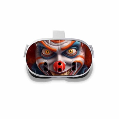 Scary Clown Skin Decal Compatible with Meta Quest 3 Headset Protective ...