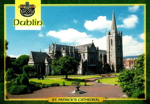 St. Patrick's Cathedral Dublin Ireland Postcard | eBay