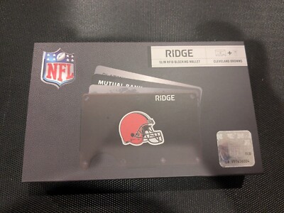 The Ridge Wallet with Money Clip NFL Cleveland Browns | eBay