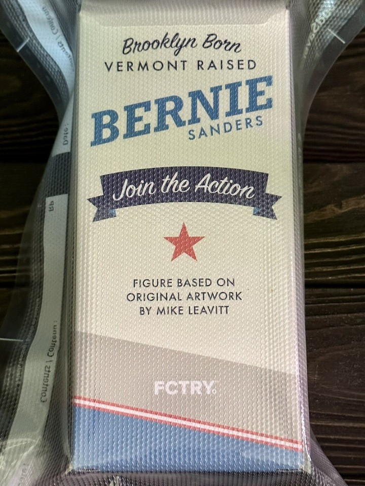 2016 BERNIE SANDERS Vinyl Action Figure 6" Tall FCTRY Jailbreak Toys ...
