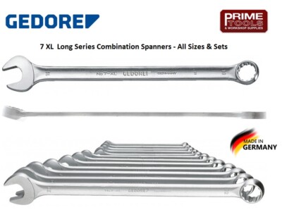 Gedore 7 XL Series Metric Extra Long Combination Spanners All Size ...