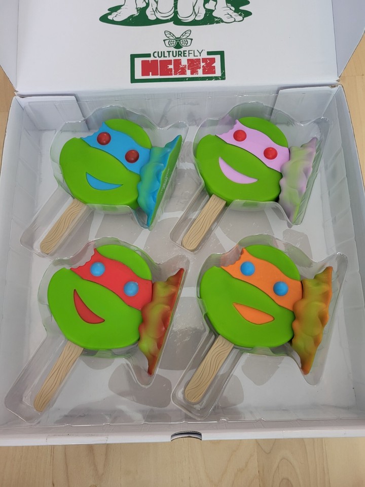 NYCC 2023 Exclusive CultureFly TMNT MELTZ Ninja Turtles Ice Cream Pops ...