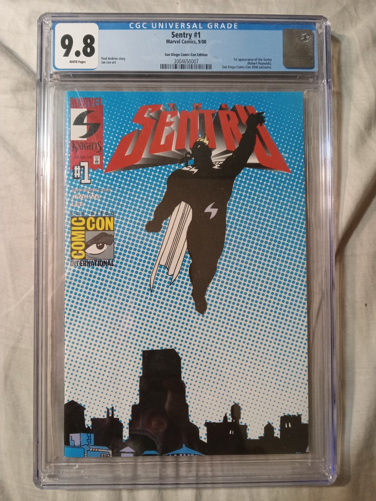 THE SENTRY 1 CGC 9.8 SDCC EXCLUSIVE FIRST APPEARANCE SENTRY BOB ROBERT ...