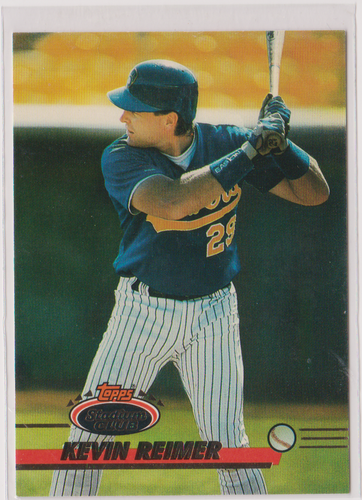 Kevin Reimer Brewers OF/DH 1993 Stadium Club Card # 699 Near Mint | eBay
