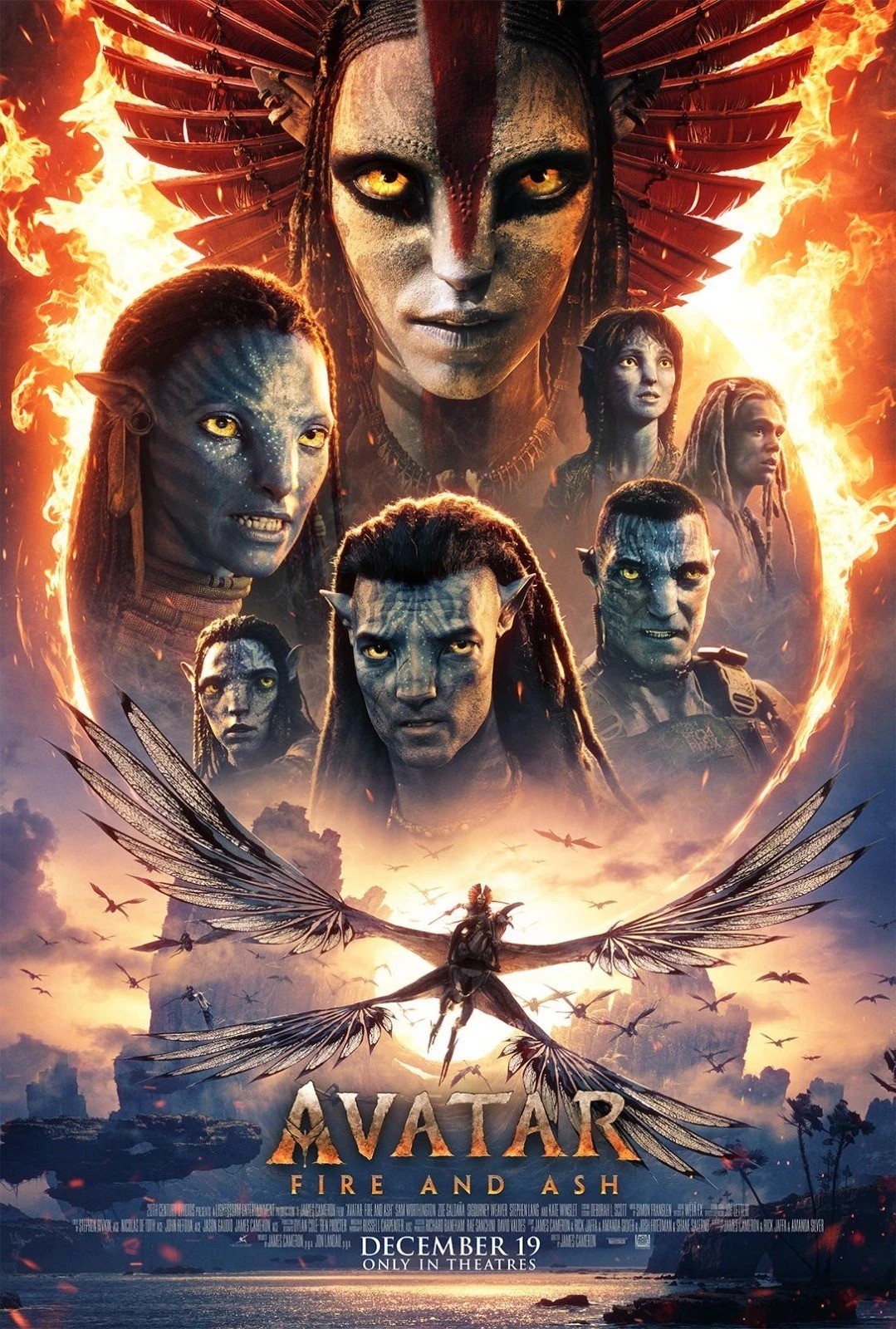 NEW Avatar: Fire and Ash 2025 HD DVD Full Action Adventure ALL REGION ...