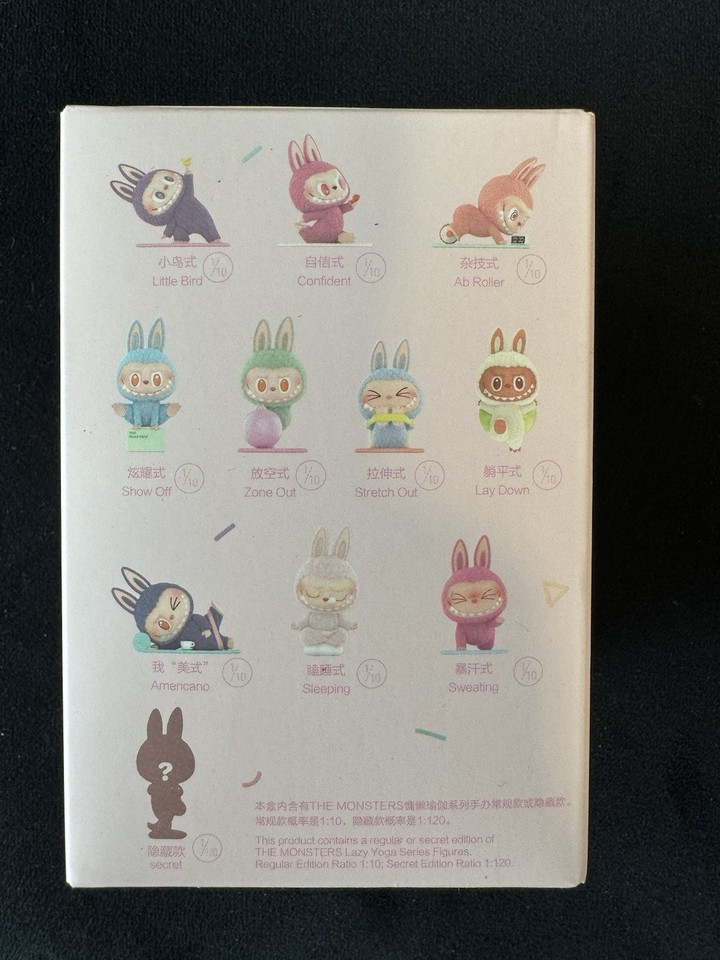 Original POPMART Labubu The Monsters Lazy Yoga - Lay Down NEU | eBay.de