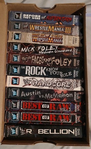 Lot Of 11 WWF WWE VHS Tapes! | eBay