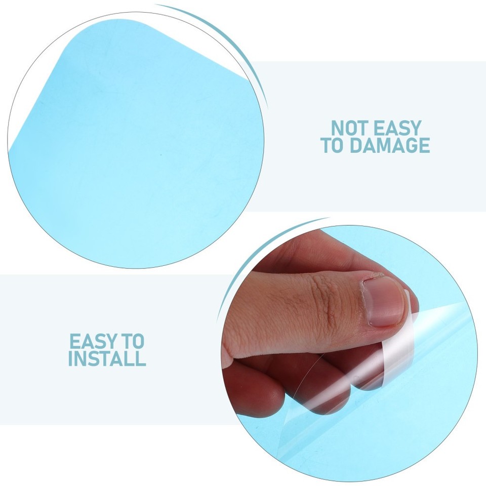 Anti-Fog Mirror Pad: Waterproof Bathroom Shower Film - Square Defogger ...
