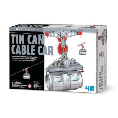 4M Tin Can Cable Car Mechanics Kit Educational Science Toy NEW | eBay