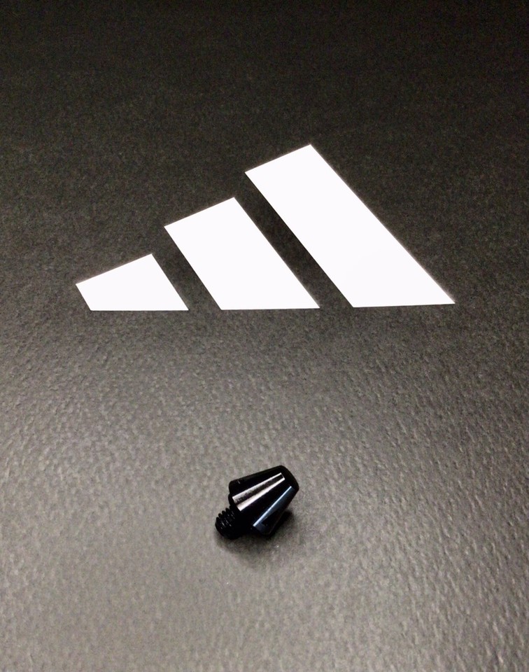 Full Set Black Authentic Adidas SG Soccer Conical Metal Studs/Cleats ...