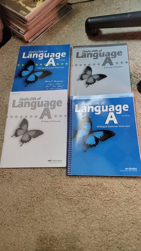 Abeka God's Gift of Language A Writing and Grammar Lot of 8 Curriculum ...