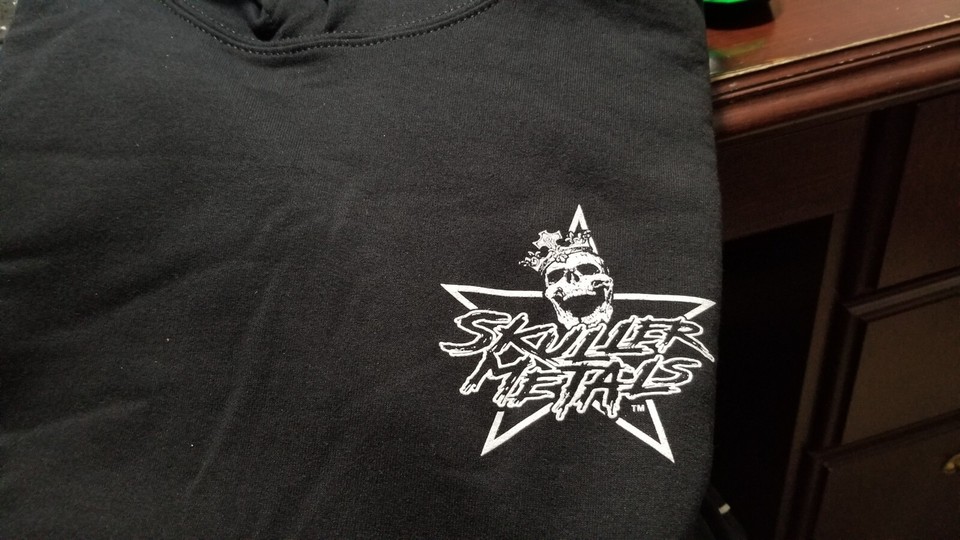 Skuller Metals Skull Logo Hoodie - 3XL, Pullover | eBay