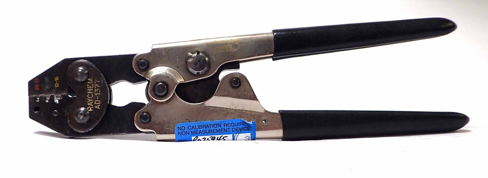 AD-1377 RAYCHEM HAND CRIMPER, CAVITY SIZES 12-16, 16-20, 20-26 ...