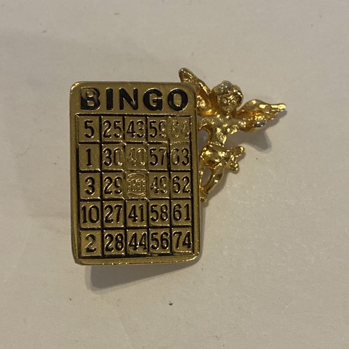 Bingo Guardian Angel Pin, Good Luck Charm | eBay