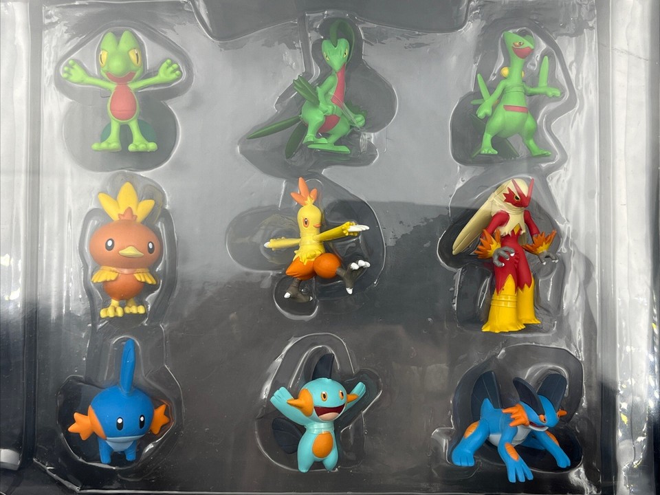 Tomy Pokemon 9 Figure 3rd Generation Evolution Multi Pack Mudkip ...