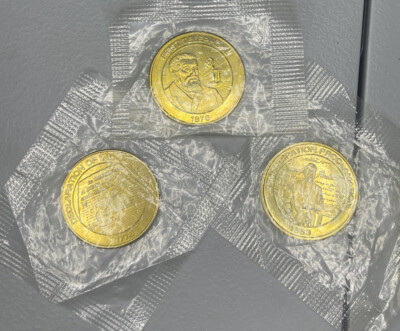 1999 Sunoco Millennium Coin Series Lot of 3 Sealed Coins | eBay