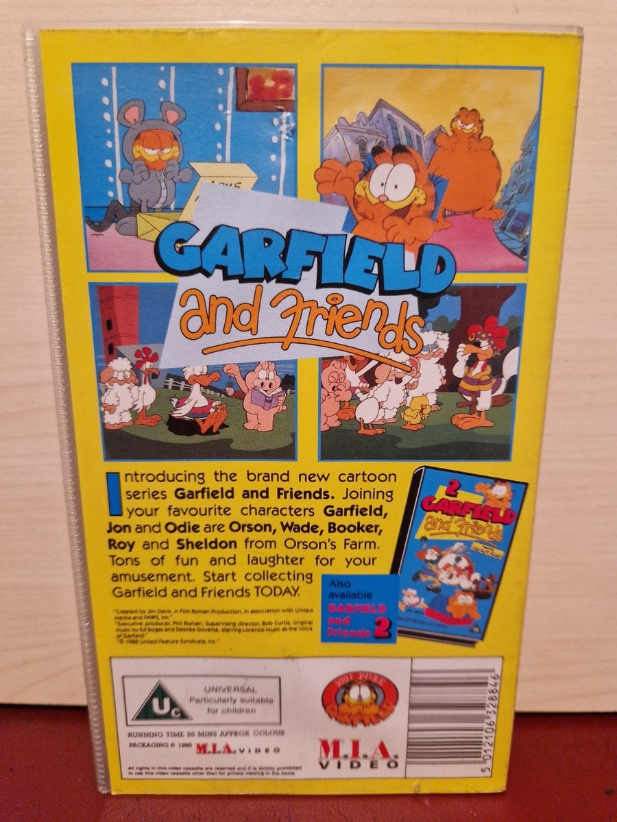 Garfield Le Film Vhs Garfield The Movie VHS G Rated TL By Jackimo2007