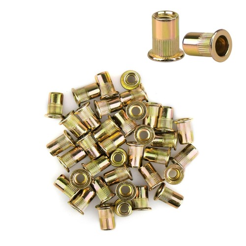 Carbon Steel Metric M6 Rivet Nuts Threaded Rivet Insert Nutsert Rivnuts ...