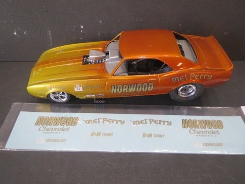Mel Perry Norwood Chevy Camaro 1/25 F/C Decal from Fremont Racing ...