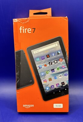 Amazon Fire 7 12th Gen. 16GB , Wi-Fi, 7"- Black With Charger Bundled | eBay