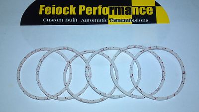 TH400 Teflon Short Ring Kit - Drag Race - Heavy Duty - 6 Solid Rings ...